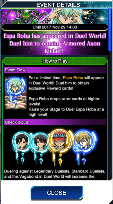 The Organization | [Duel Links] Espa Roba Event